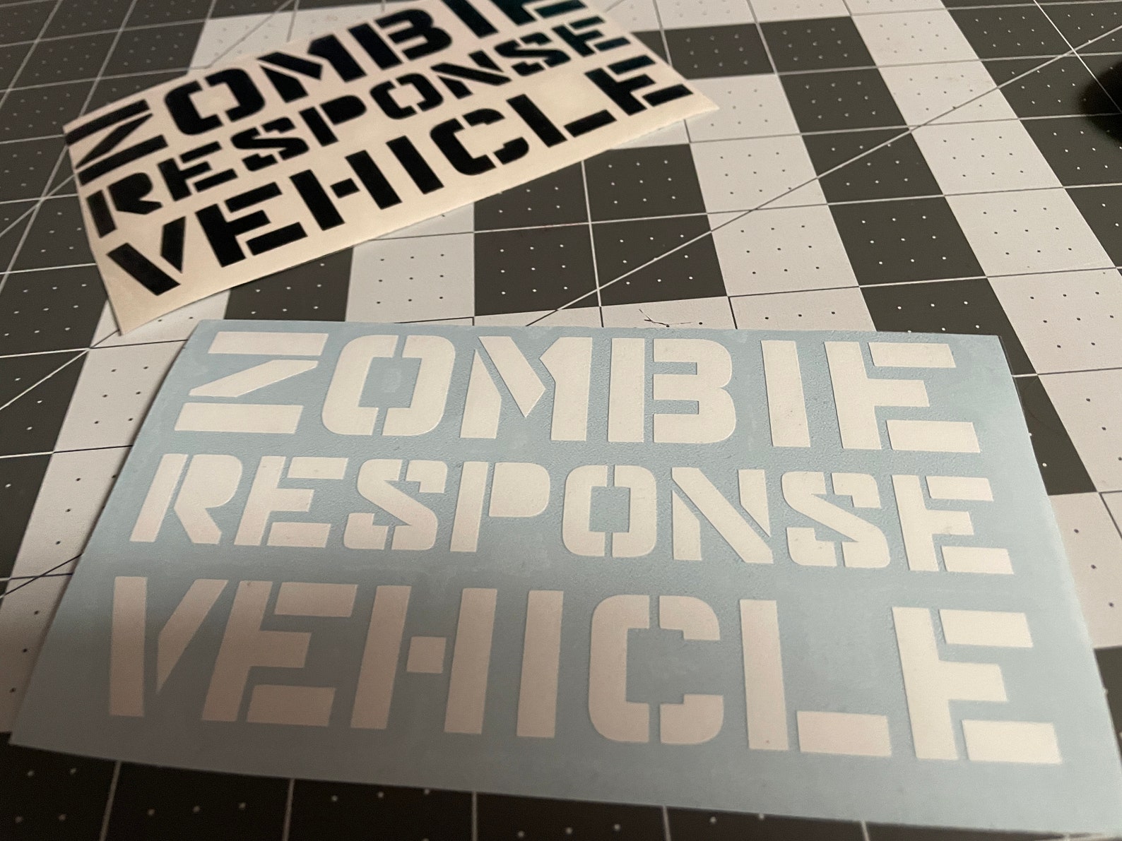 Zombie Response Vehicle Vinyl Decal Sticker - Etsy