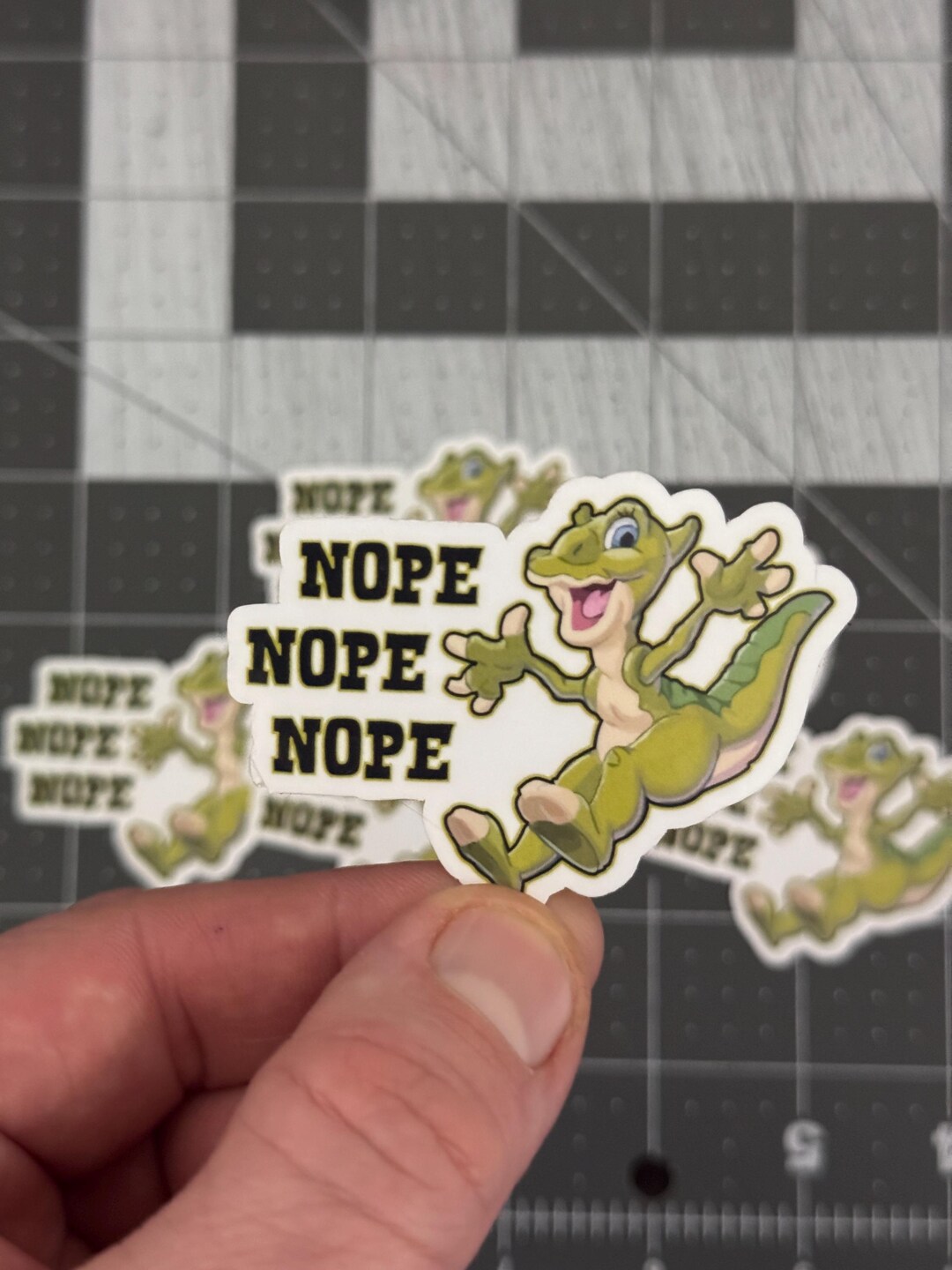 Ducky Nope Nope Nope Die Cut Sticker, Land Before Time Quote ...