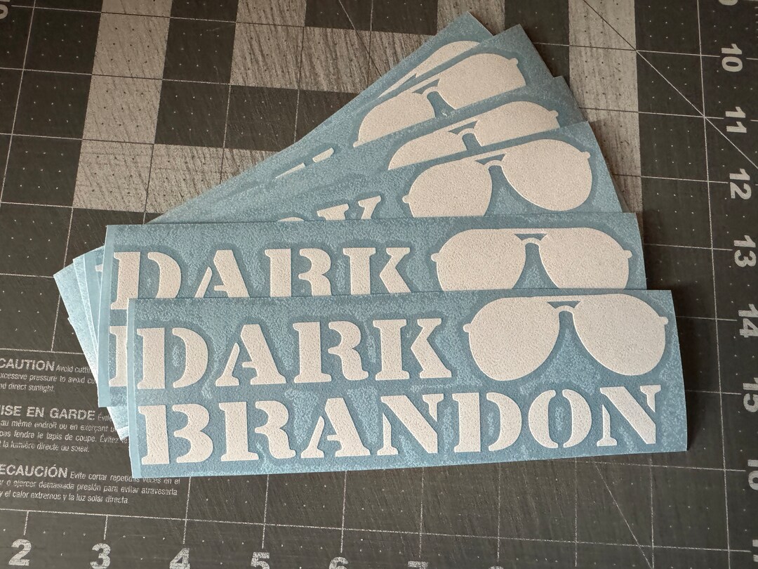 Dark Brandon Joe Biden Sunglasses Vinyl Decal Sticker - Etsy