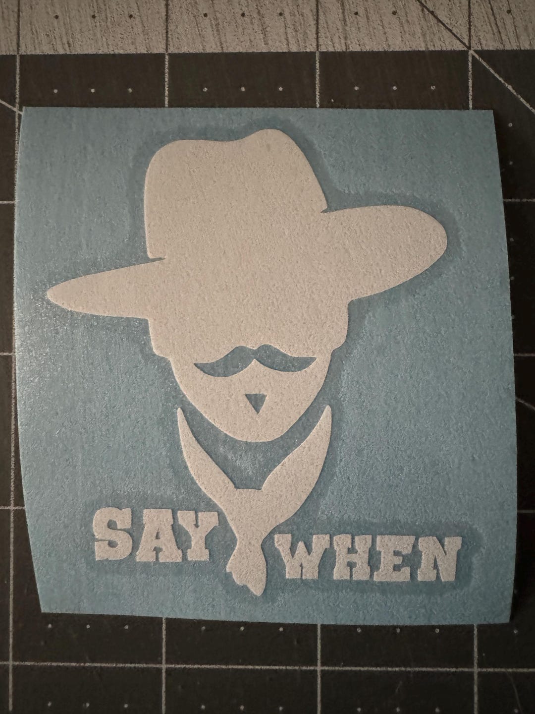 Doc Holliday Say When Vinyl Decal Tombstone Movie Quote Durable Car ...