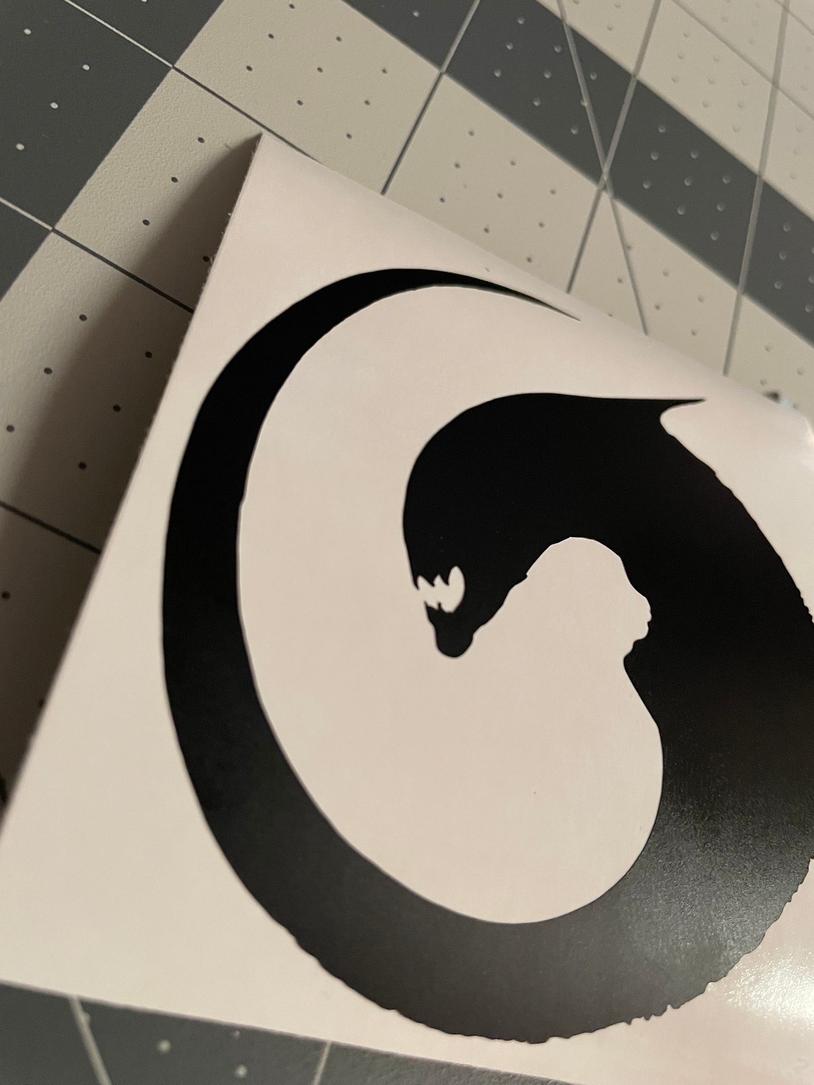 Alien Xenomorph Circle Vinyl Decal Sticker - Etsy