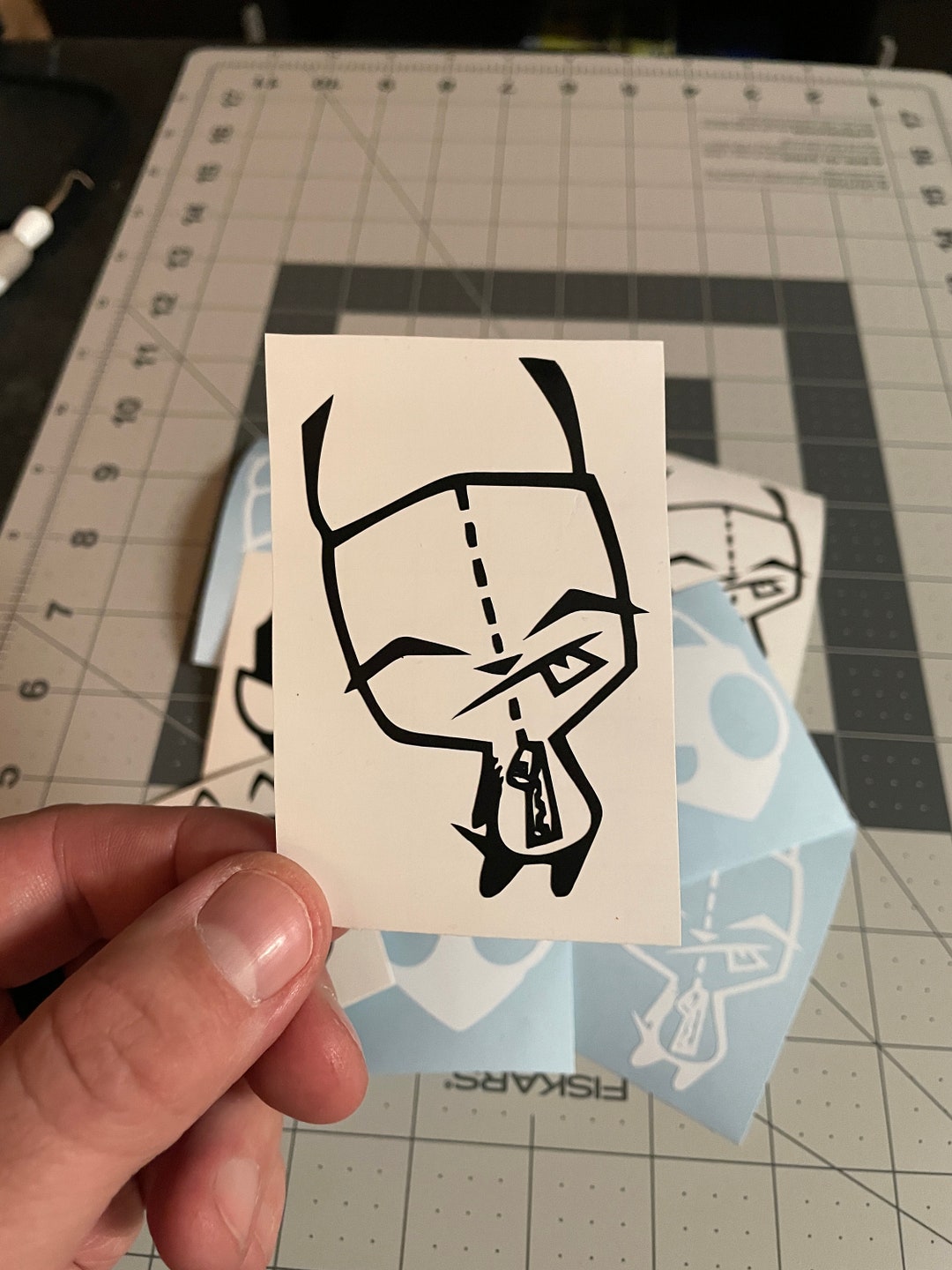 GIR Invader Zim Vinyl Decal Cartoon Alien Robot Durable Car Laptop ...
