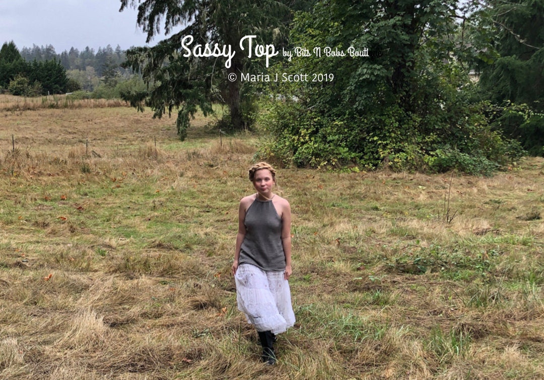 Sassy Top Tank Top Knit Pattern - Etsy