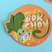 Cute Glossy Bok Choy Sticker With Mirror Details son of a Bok | Etsy