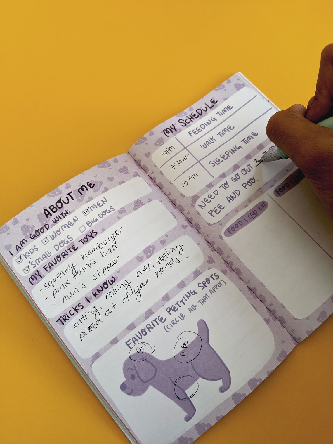 Cute Dog Pet Owner Gift Passport for your dog Puppy | Etsy