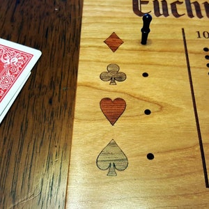 Deluxe / Travel Euchre Score Board - Etsy