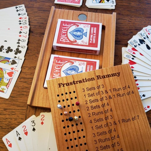 Deluxe / Travel Frustration Rummy Board - Etsy