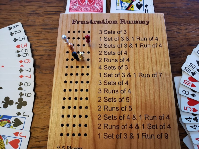 Deluxe / Travel Frustration Rummy Board | Etsy Deluxe / Travel Frustration Rummy Board | Etsy