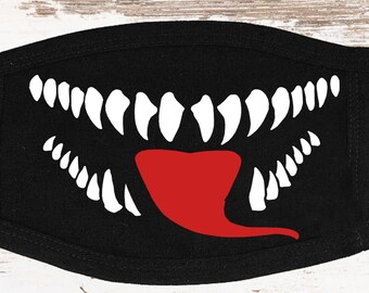 Venom Face Mask Adult - Etsy