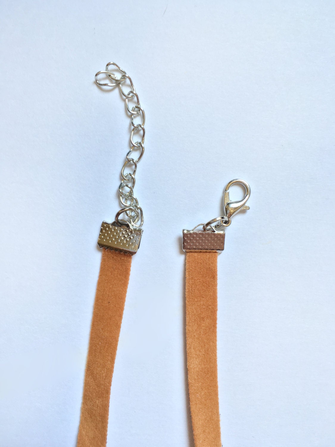 Brown suede choker tan choker tan suede choker faux suede | Etsy