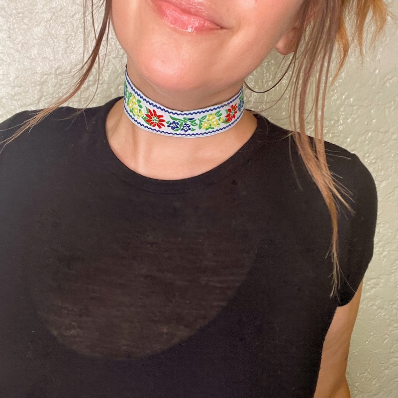 Ribbon Choker - Etsy