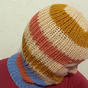 Hand Knit Wool Blend Balaclava Face Mask - Etsy