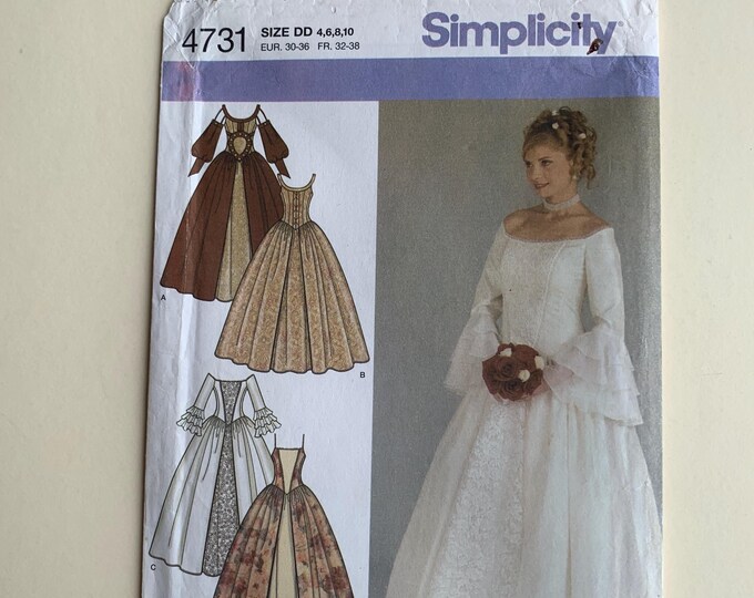 Simplicity 4731 Special Occassion Gown, Wedding, Costume, Ball Gown ...