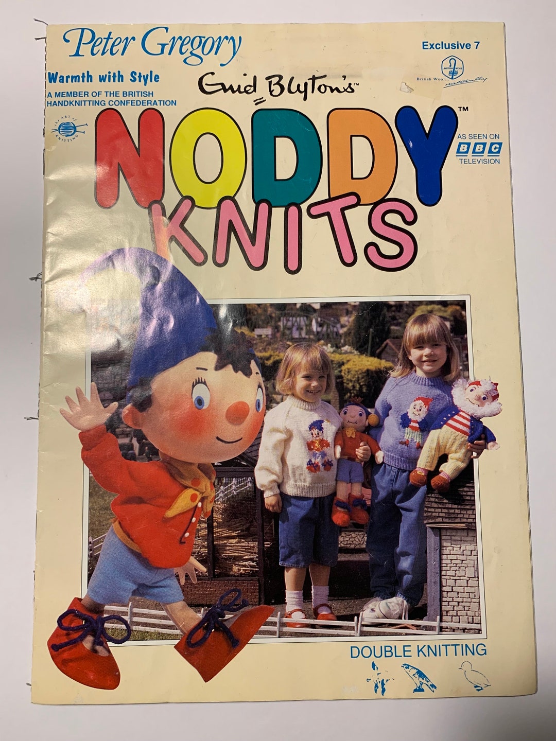 Noddy Knitting Patterns, Jumpers / Sweaters Sizes 20-26 Inches, and 3 ...