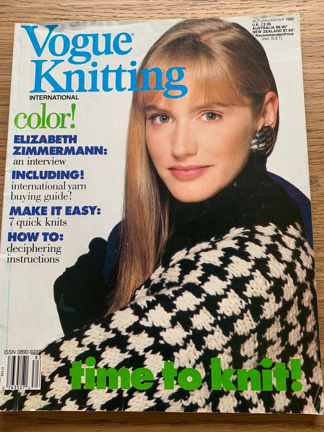 Vogue Knitting International, Autumn/winter 1988 - Etsy