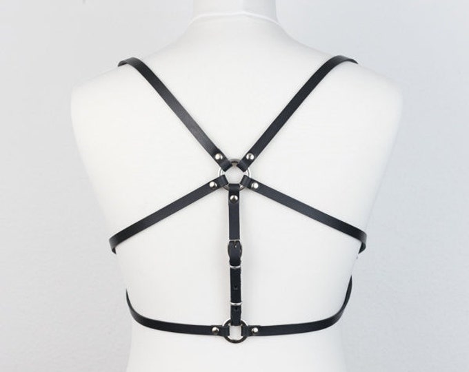 Double-sided Leather HARNESS - Etsy