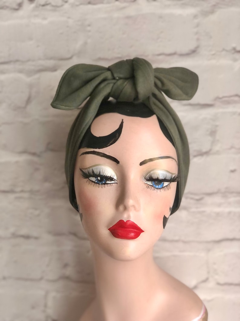 Retro Head Scarf 1950s Headband Pin up Fashion Chemo Scarf - Etsy