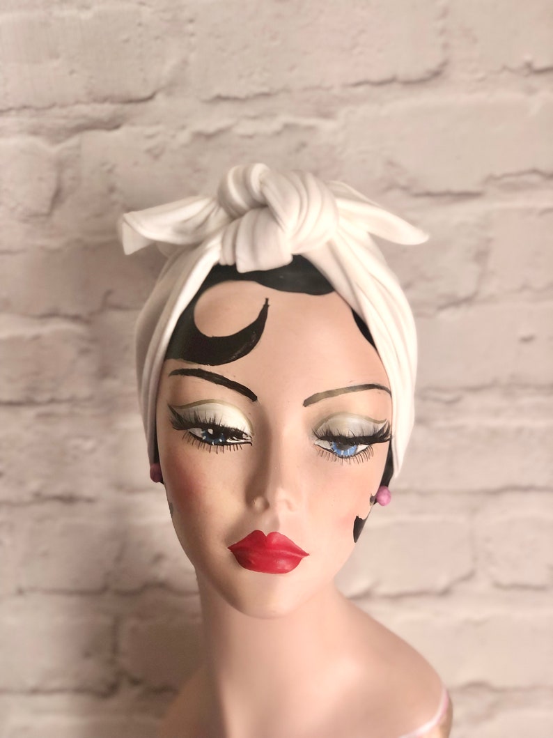 Vintage Head Scarf 1950s Headband Pin up Style Chemo Scarf - Etsy