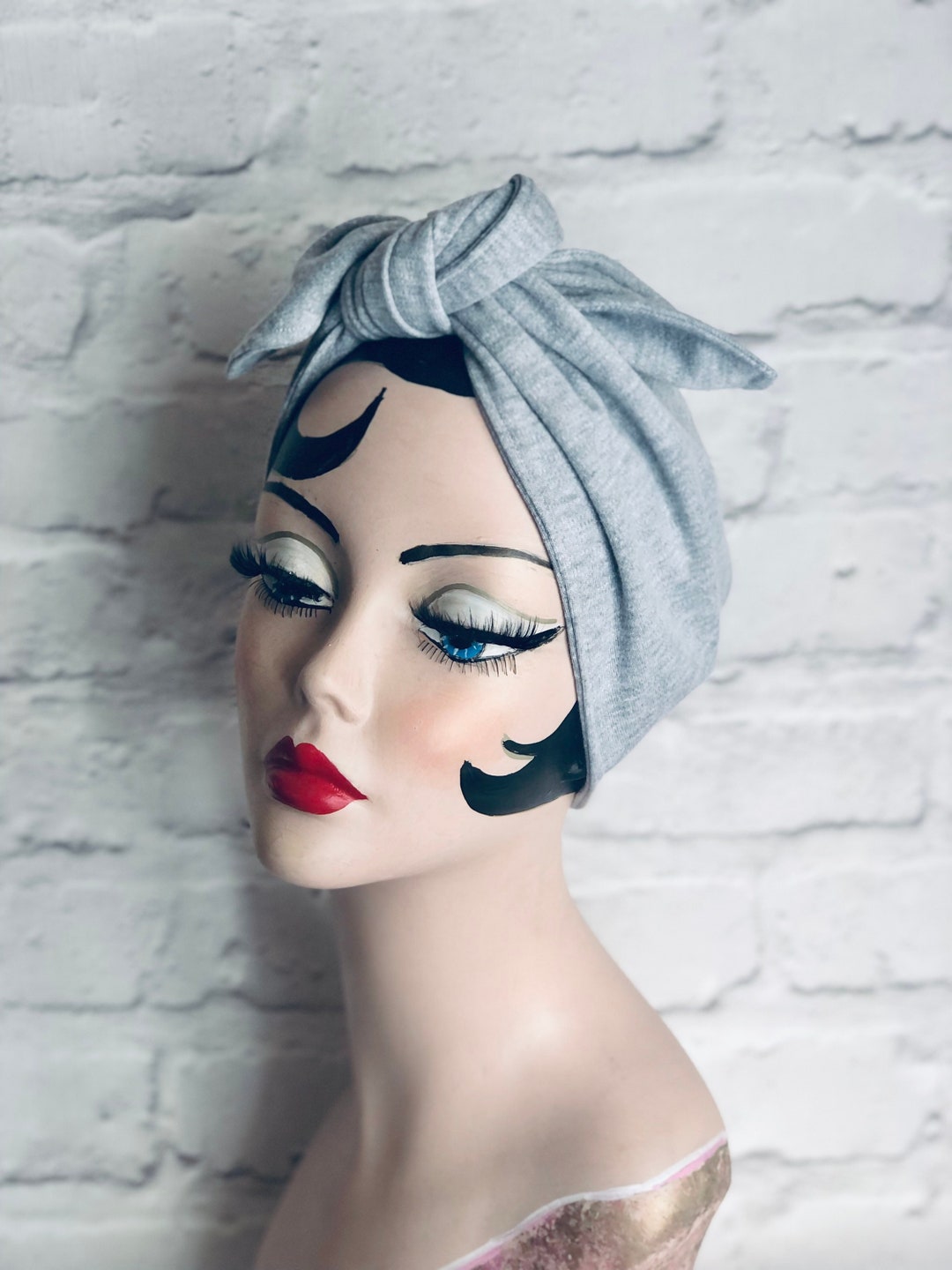 Retro Head Scarf, 1950s Headband, Pin up Style, Chemo Scarf, Rockabilly ...