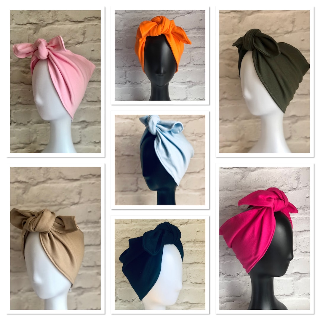 Retro Head Scarf, Land Girl, 1950s Headband, Chemo Headwear, Rockabilly ...