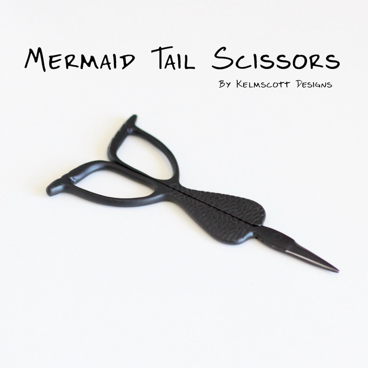 Kelmscott Designs Black Mermaid Scissors Cute Embroidery - Etsy