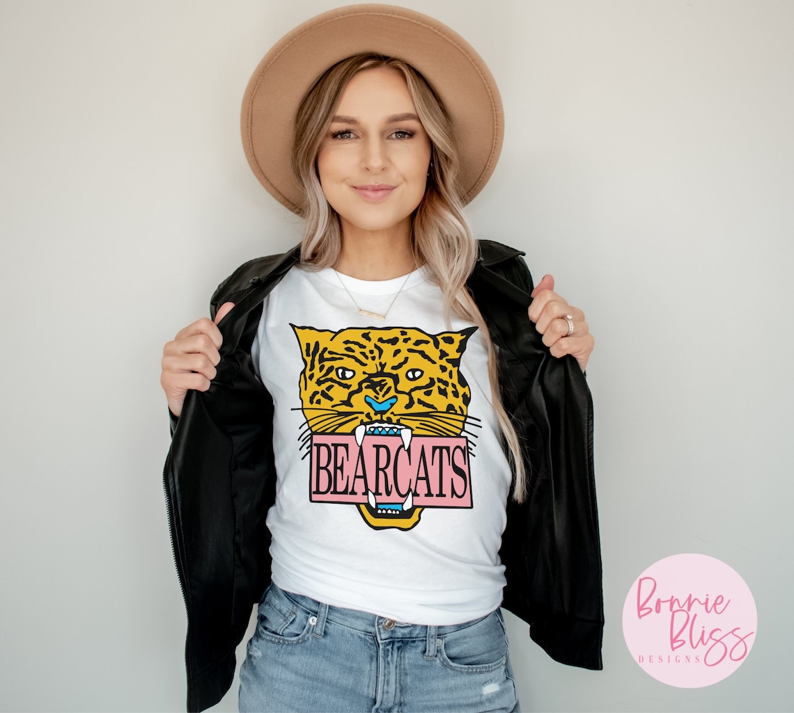Designer Inspired Bearcat Shirt Bearcat Fan Shirt Bearcat - Etsy