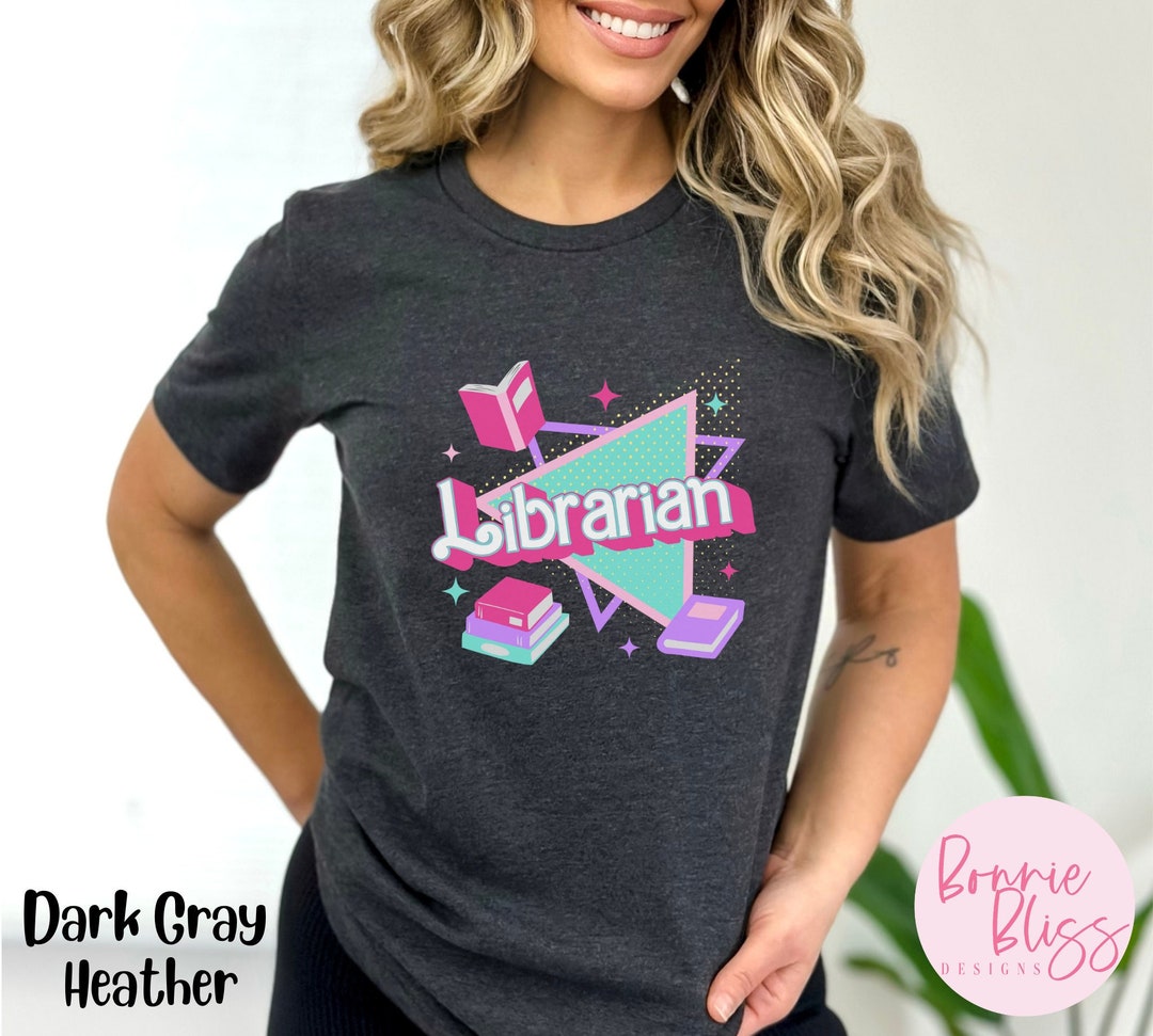 Librarian Shirt, School Librarian Shirt, Colorful Librarian Shirt, 90s ...