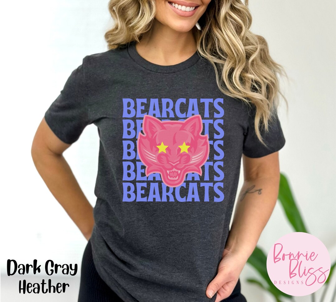 Bearcats Shirt, Pink Bearcats Shirt, Bearcat Spirit Shirt, Go Bearcats ...