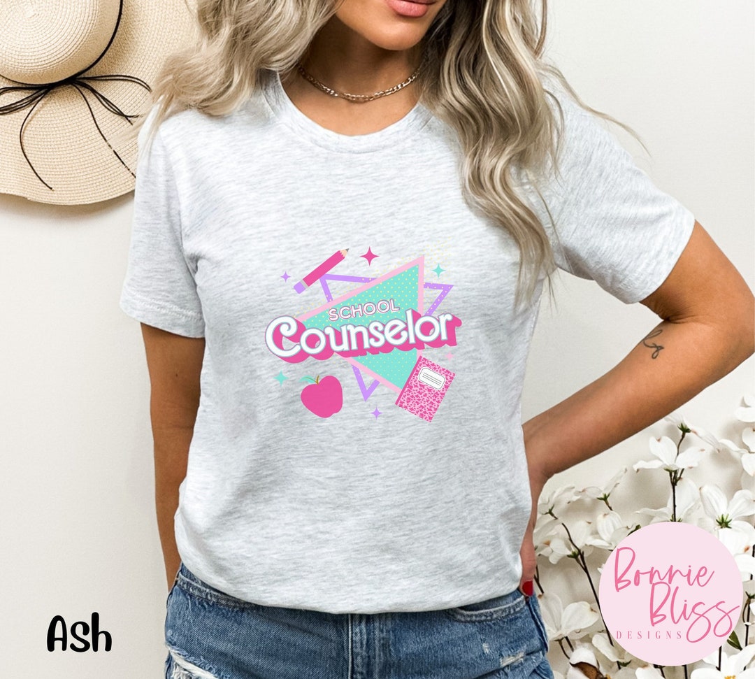 School Counselor Shirt, Counselor Shirt, Colorful Counselor Shirt, 90s ...