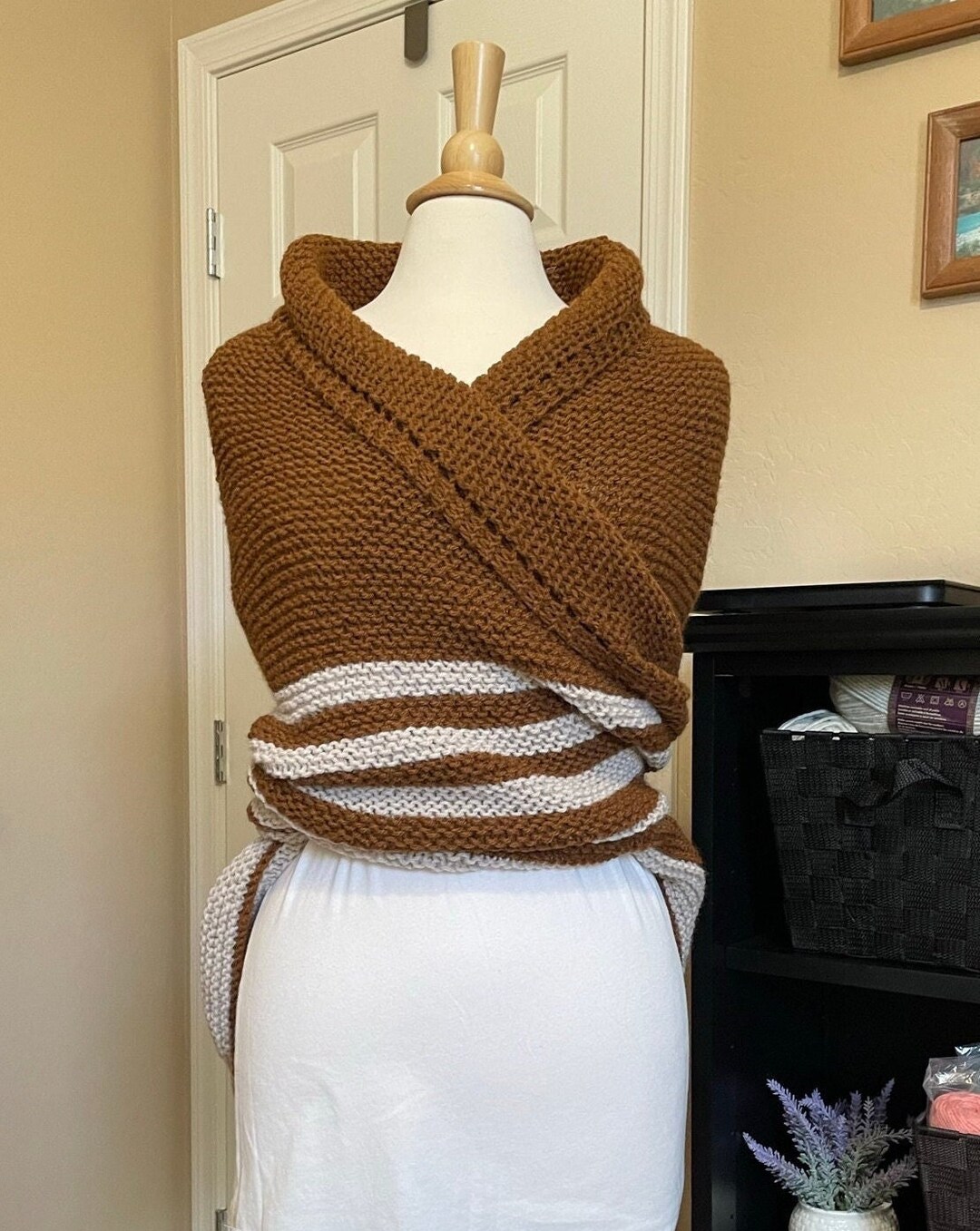 Hand Knitted Shawl, Outlander Shawl, Claire Shawl, Knitted Outlander ...