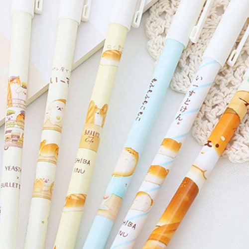 Cute Girl Gel Pen Set of 6 | Etsy