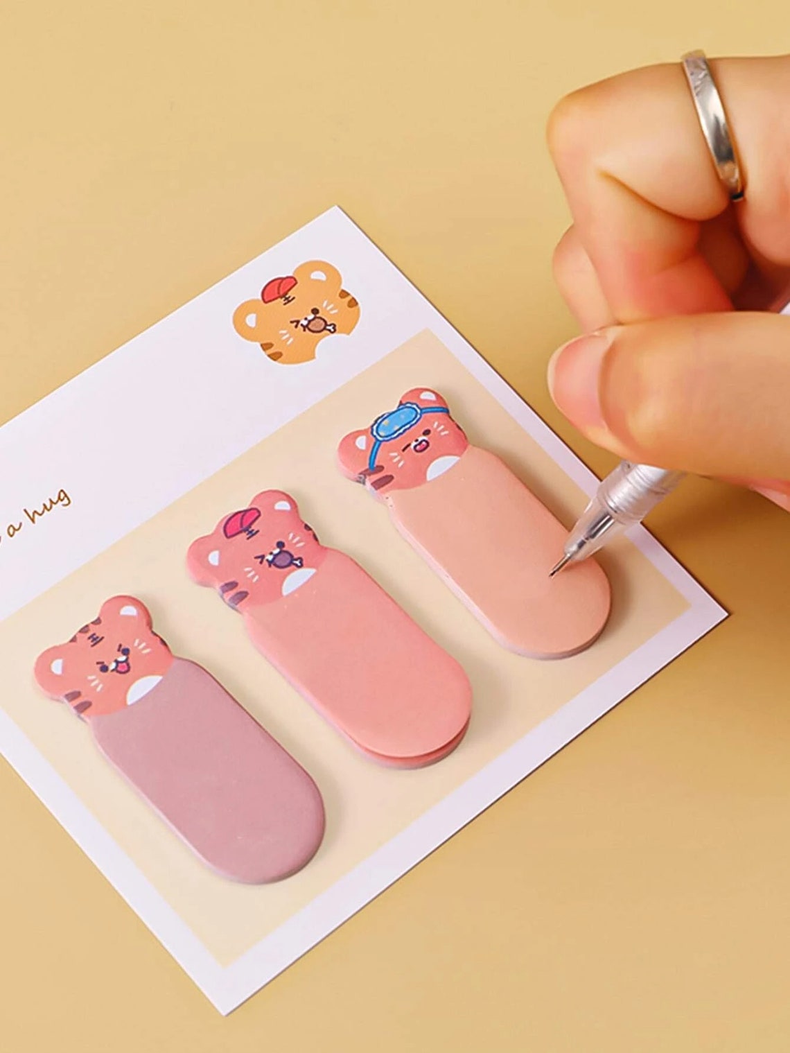 Cute Animal Sticky Notes 60 Total Sheets Sticky Tabs Index - Etsy