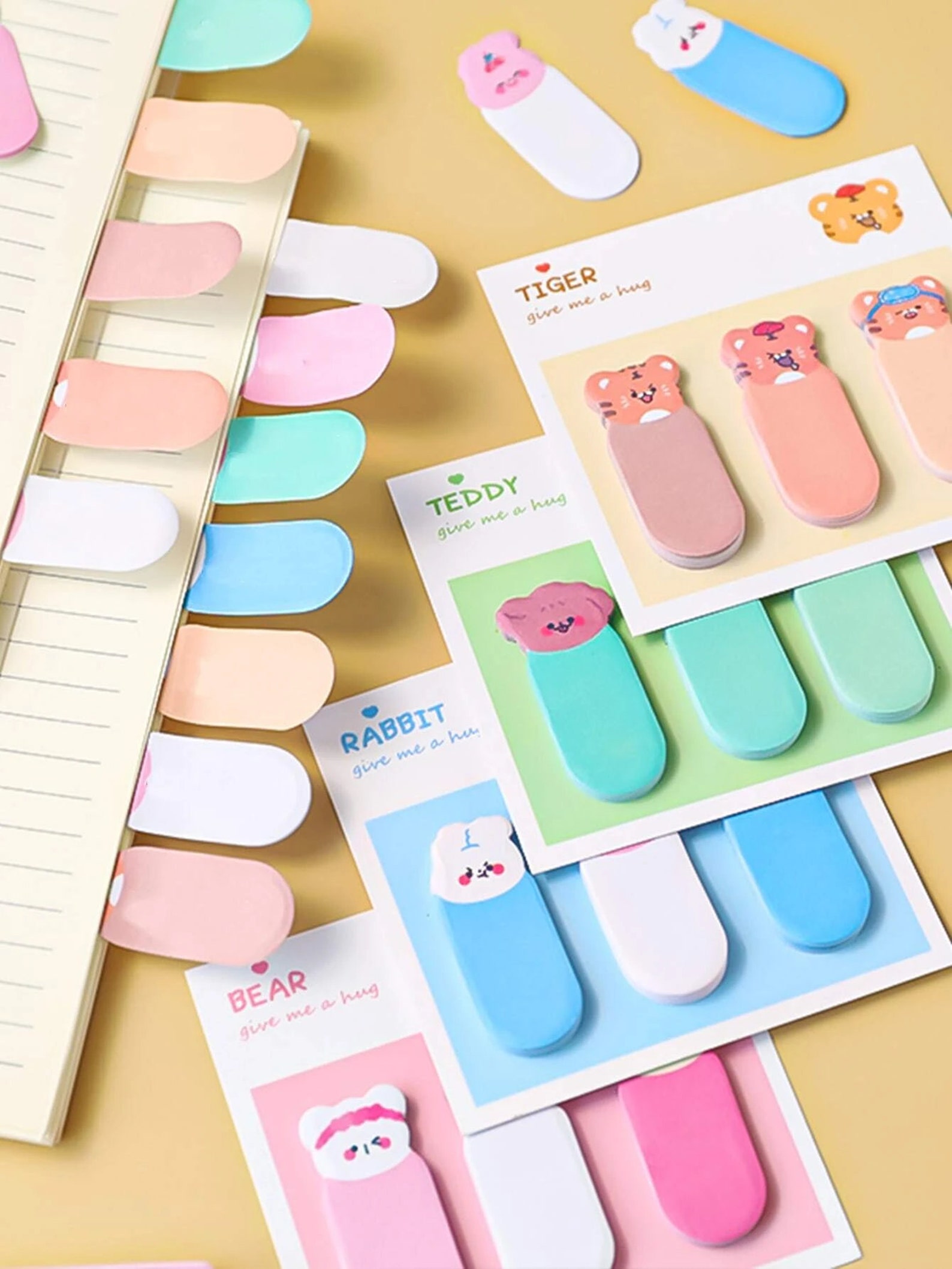 Cute Animal Sticky Notes 60 Total Sheets Sticky Tabs Index - Etsy