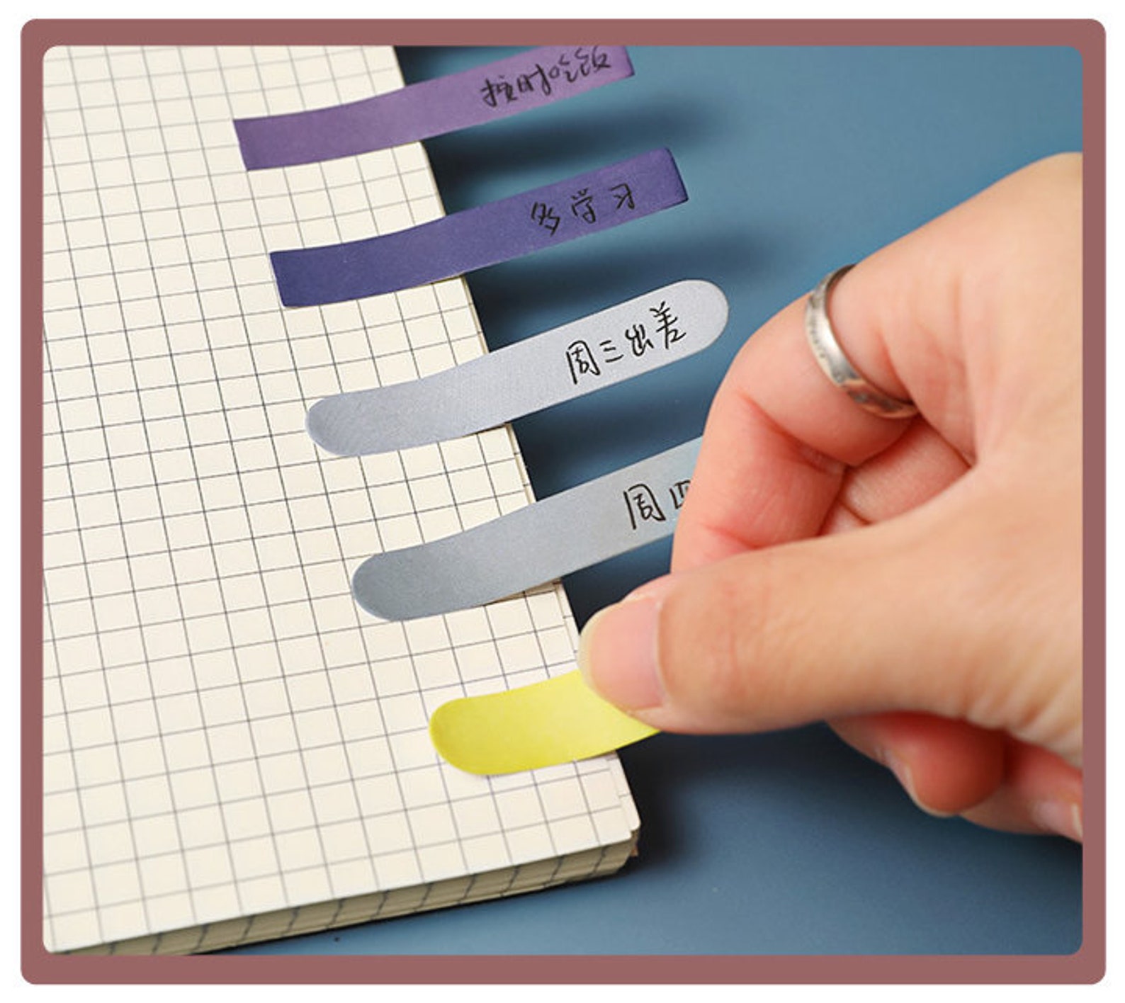 Gradient Sticky Notes 120 Total Tabs Colorful Sticky Tabs - Etsy