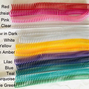 Spiral Coil Binding, 10 Coils Included, Spiral Binding Coil, Notebook ...