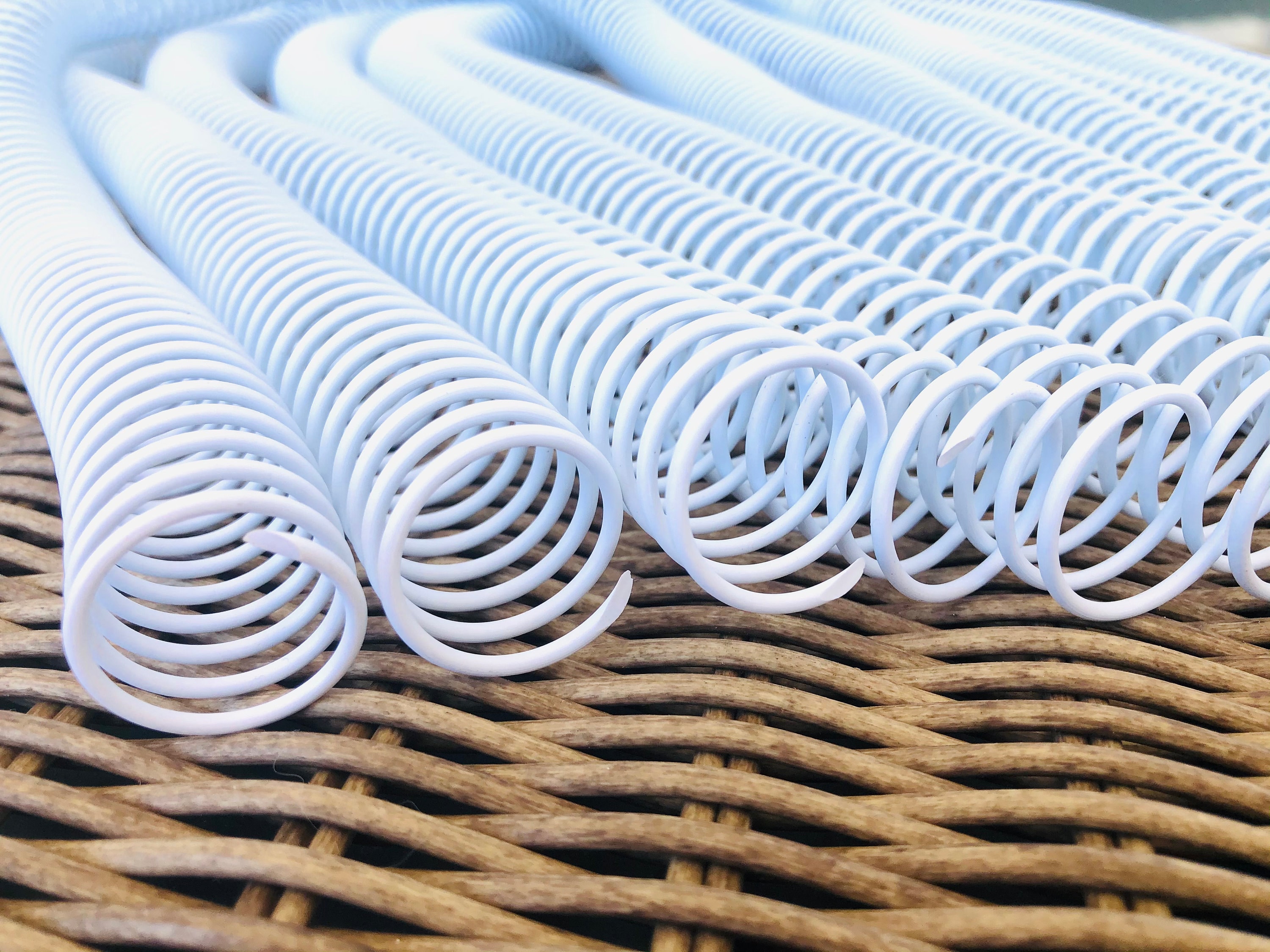 Spiral Coil Binding White Spiral Binding Coil 10 Included | Etsy