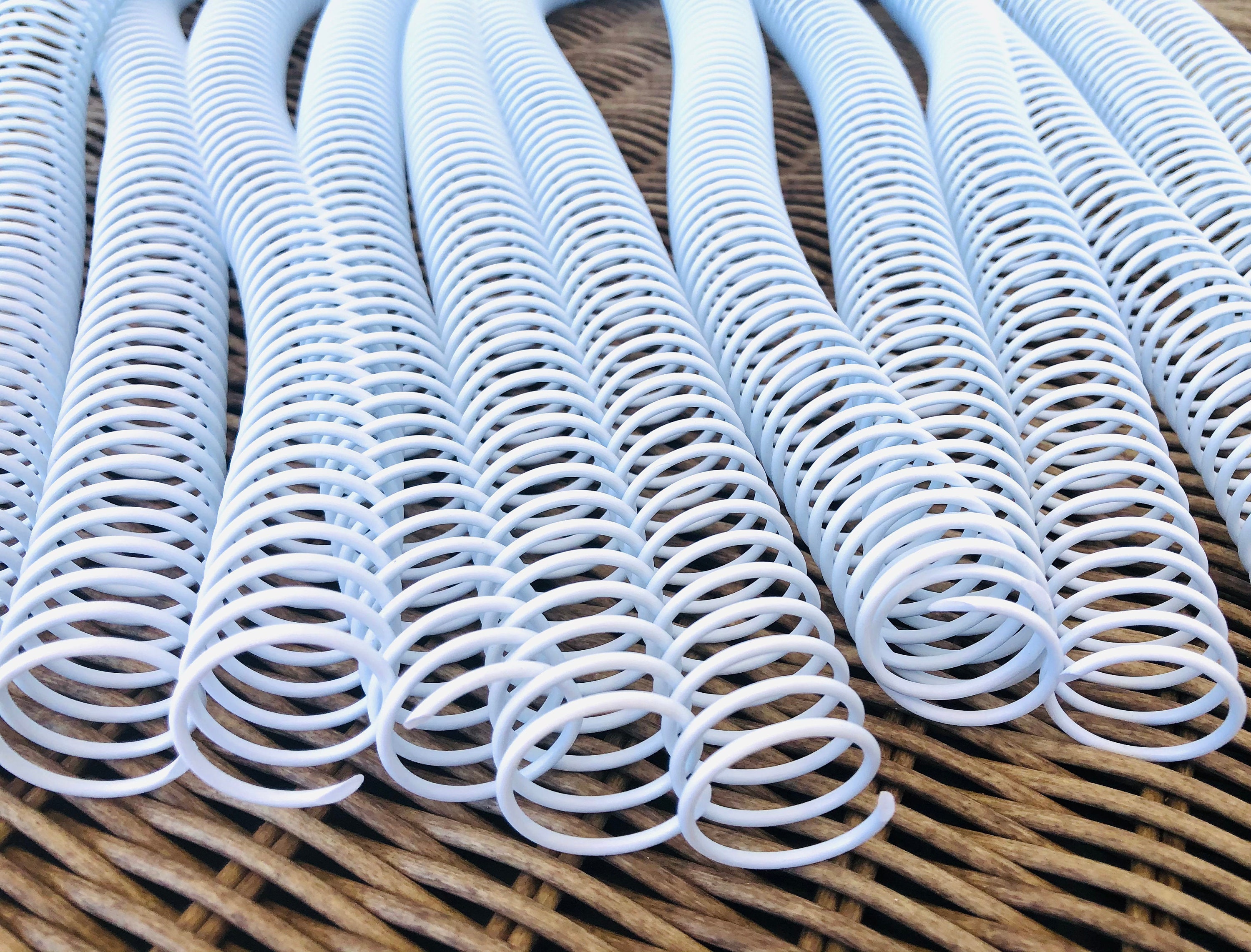 Coil Binding White Spiral Binding Coil 5 Included | Etsy