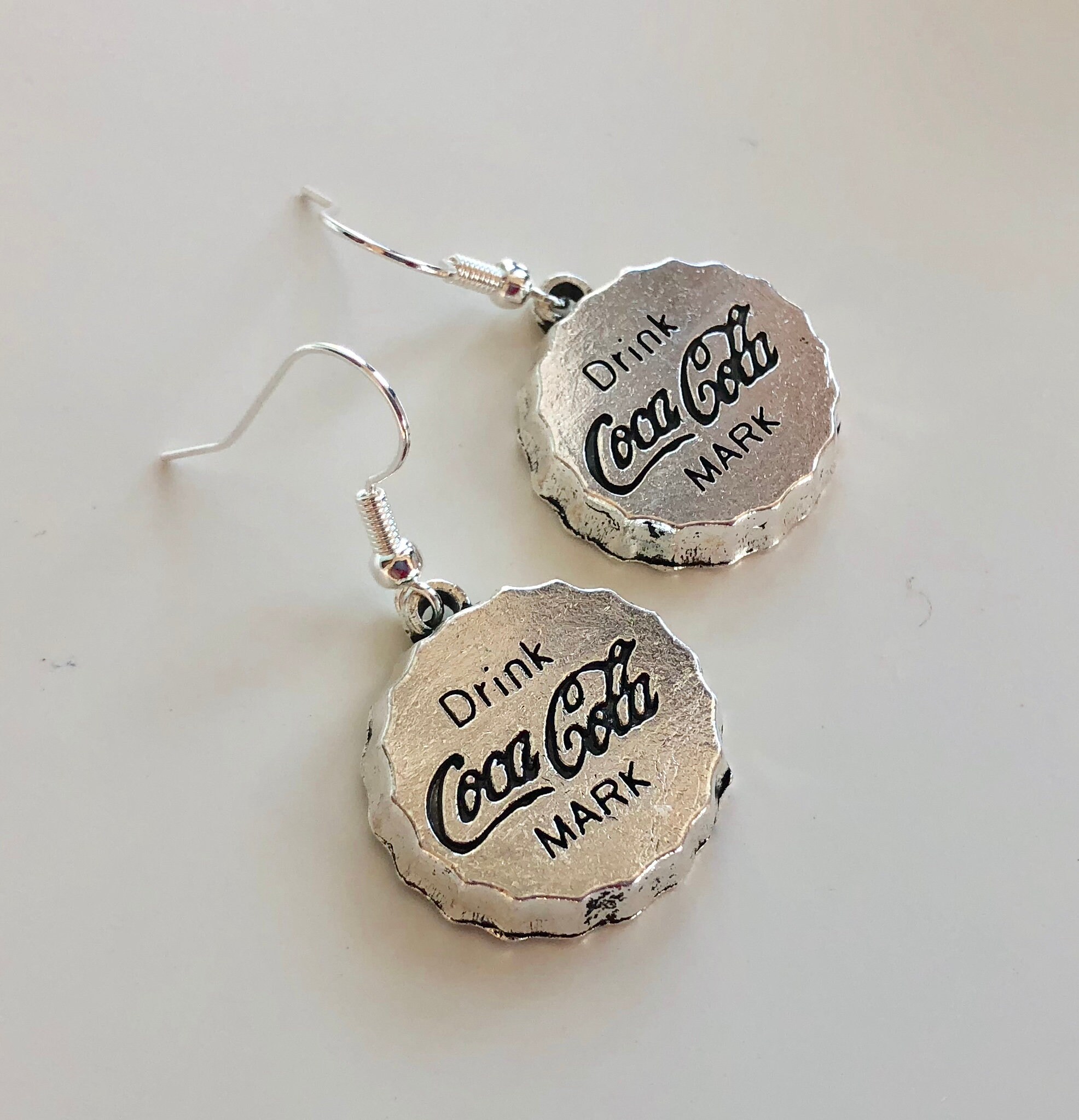 Coca Cola Bracelet, Silver Bangle, Expandable Bracelet, Drink Coca Cola ...