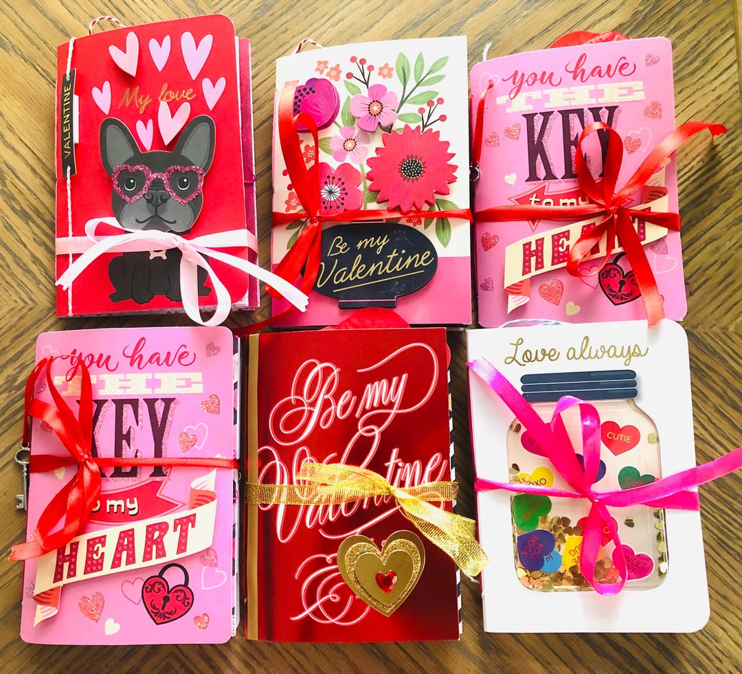 Valentine's Journals, Valentine's Day Junk Journals, Valentine's Gift ...