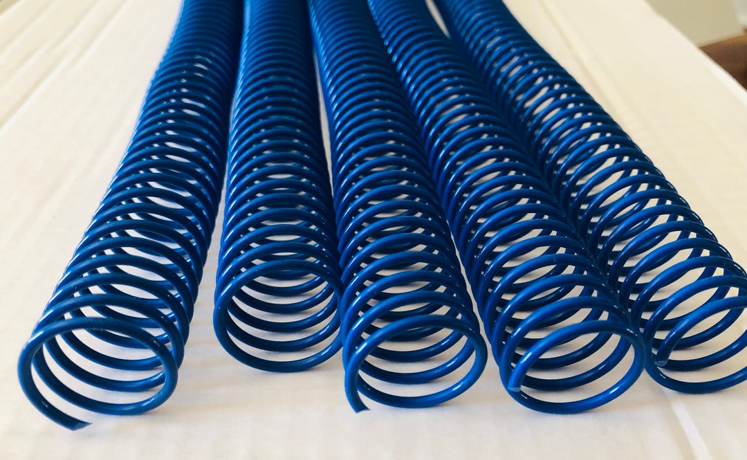 Coil Binding, 22mm Diameter Blue, 5 Included, Rocketbook Coil Binding ...
