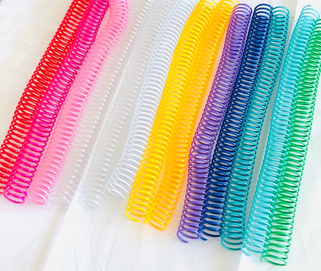 Coil Binding, READ DESCRIPTION, Plastic Coils, Spiral Binding Coil ...