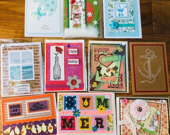 ASSORTED Handmade Greeting Cards - Etsy