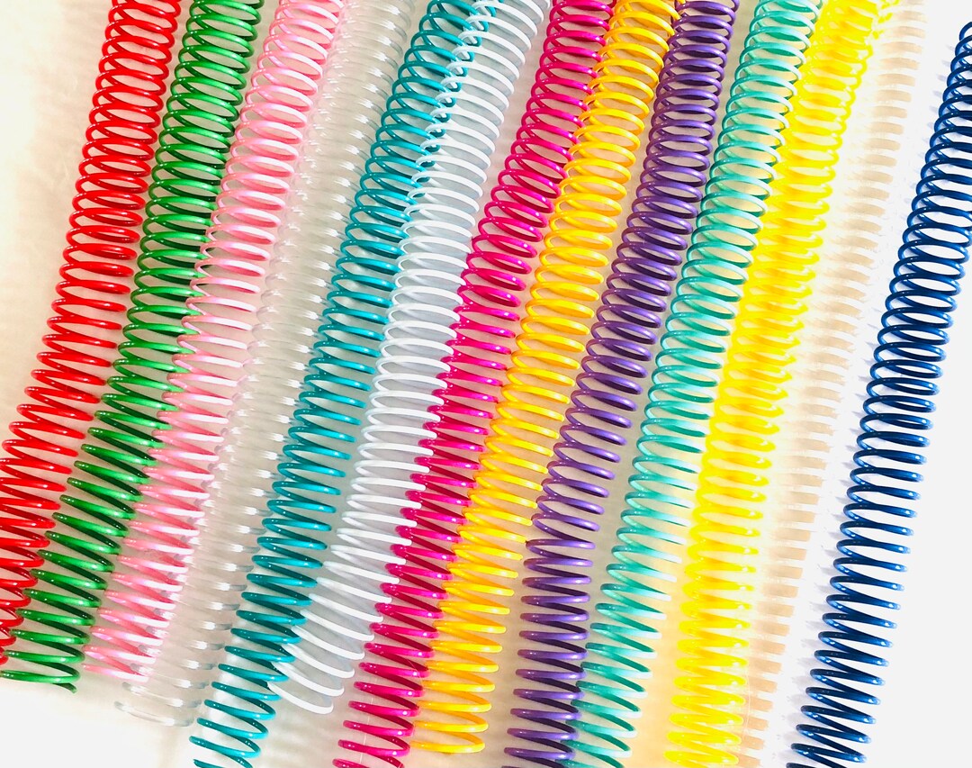Plastic Coils, READ DESCRIPTION, Coil Binding, Spiral Binding Coil ...