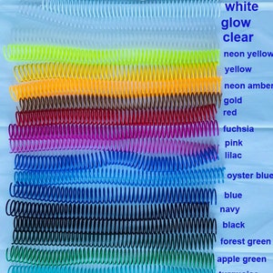 Spiral Coil Binding, 10 Coils Included, Spiral Binding Coil, Notebook ...