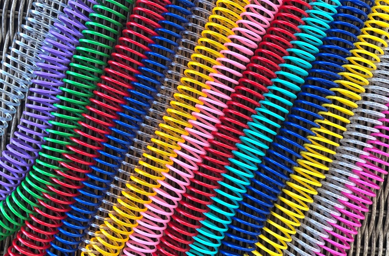 Plastic Coils, READ DESCRIPTION, Coil Binding, Spiral Binding Coil ...