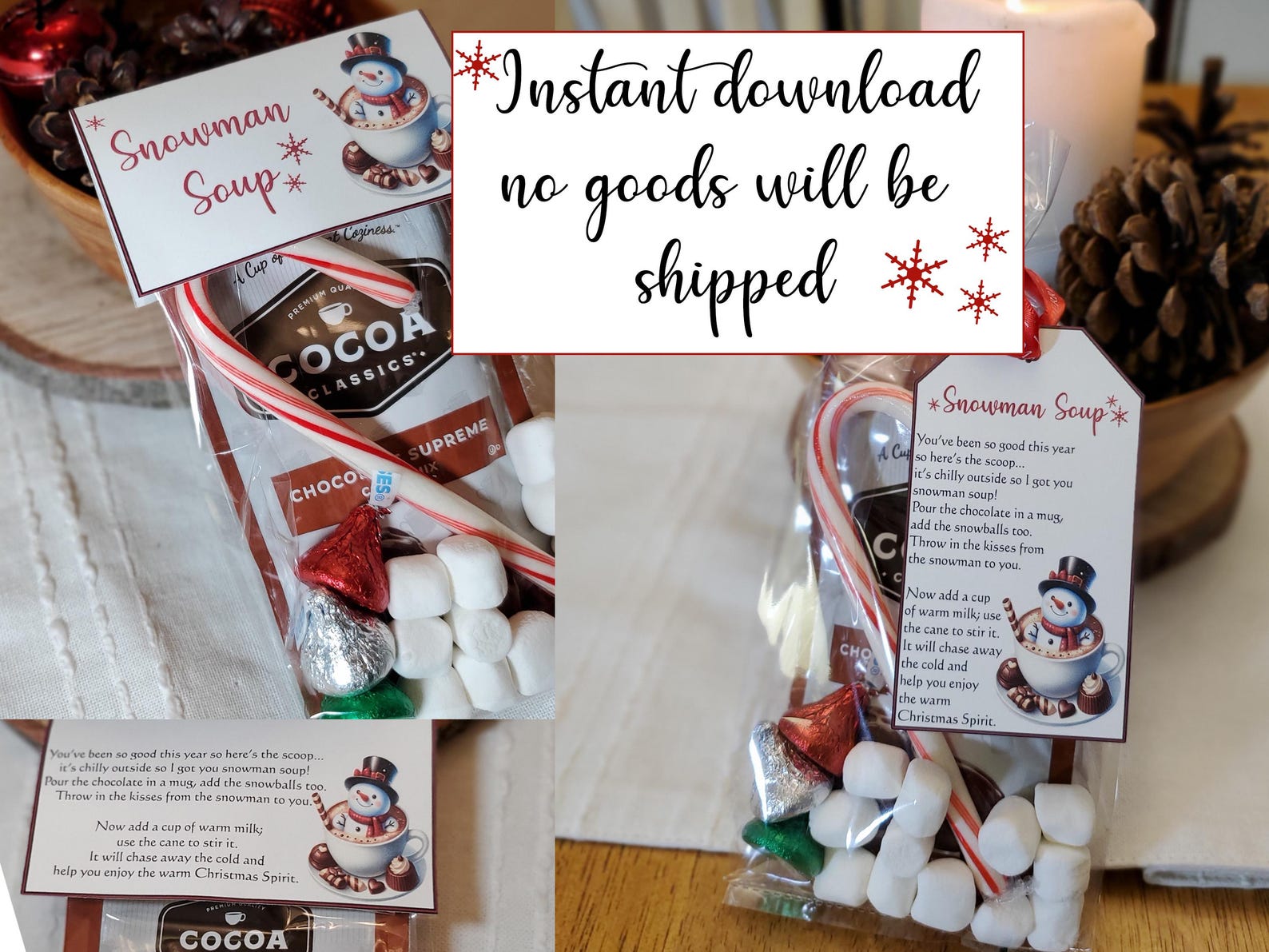 3 Types of Snowman Soup Printable, Bag Topper, Class Gifts, Snowman ...