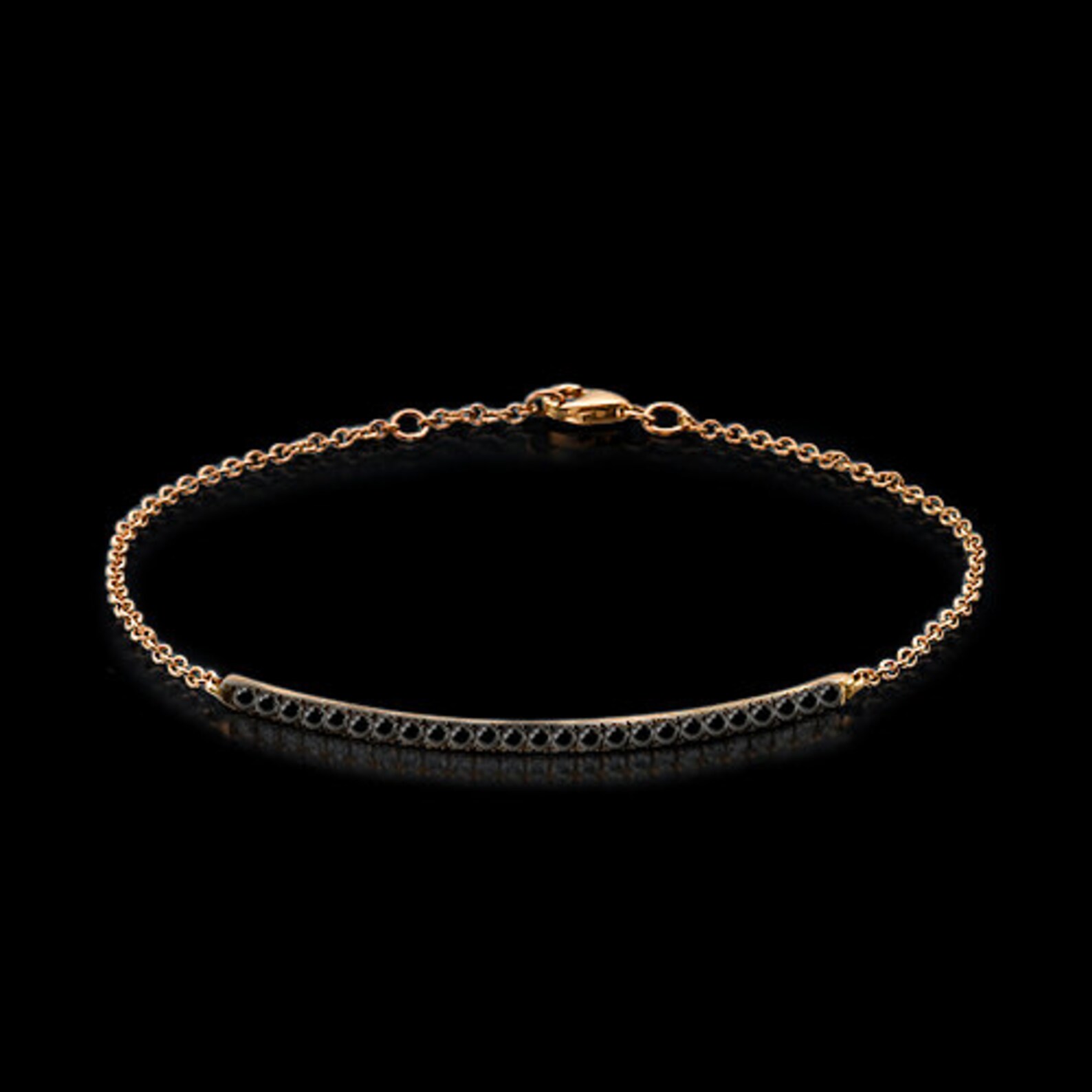 Diamond Bar Bracelet, Single Row Bracelet, Diamond Bracelet, Bar ...
