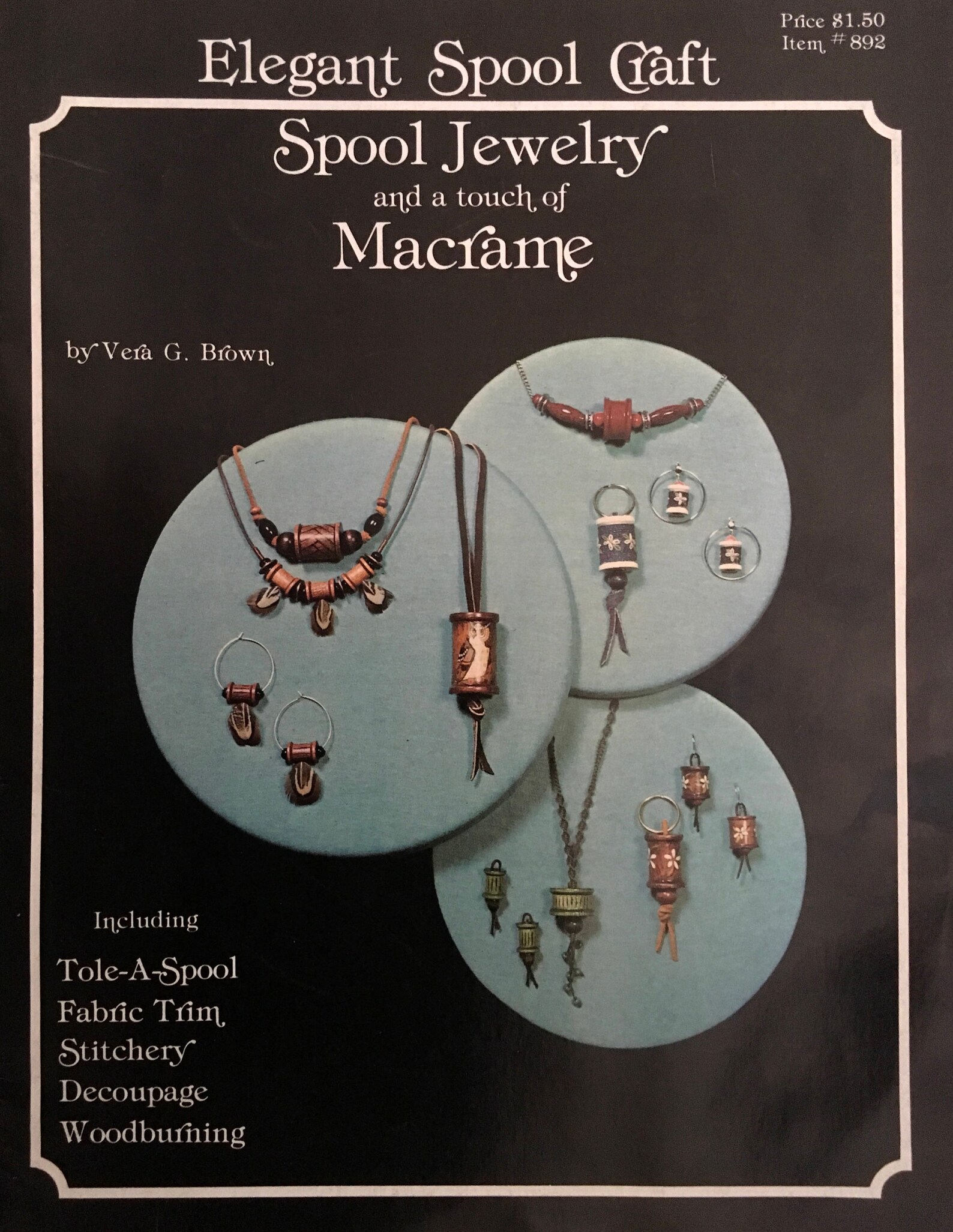 Spool and Macrame Jewelry Book vintage - Etsy
