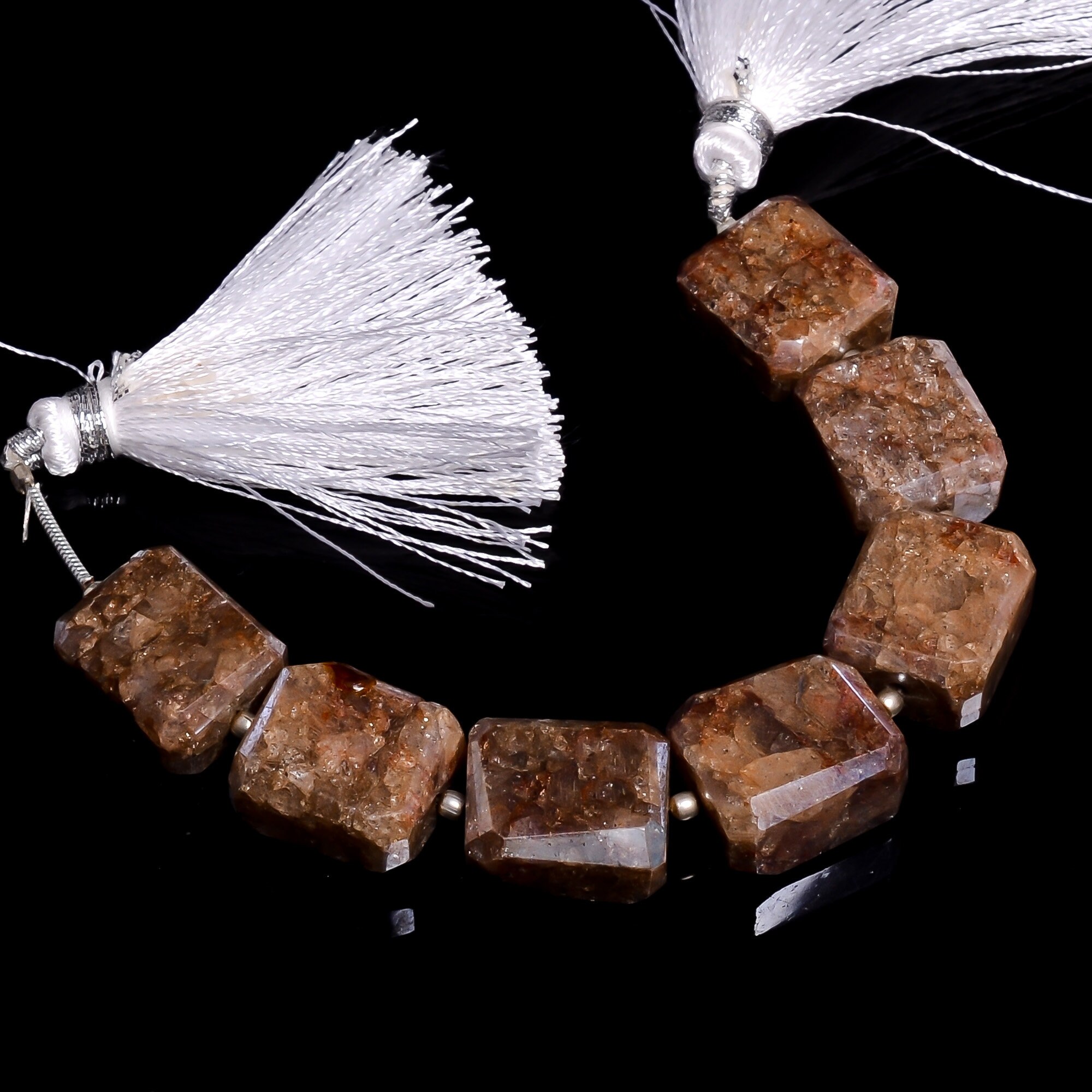 Classic Silverite Gemstone/Rectangle Shape Silverite Faceted | Etsy