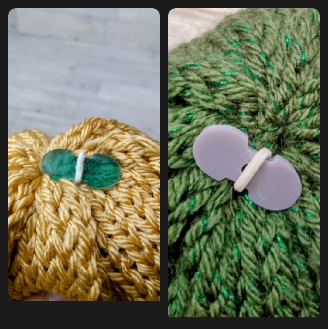 Pom Pom Holders Pom Tags No Sew Pom Holders Pom Pom Buttons - Etsy